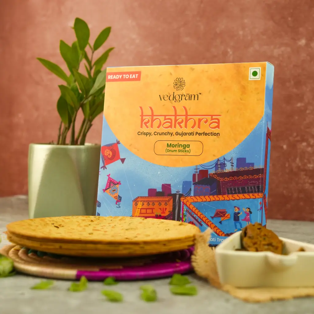 Moringa Khakhra – Roasted Superfood Snack | 0% Maida, High Protien
